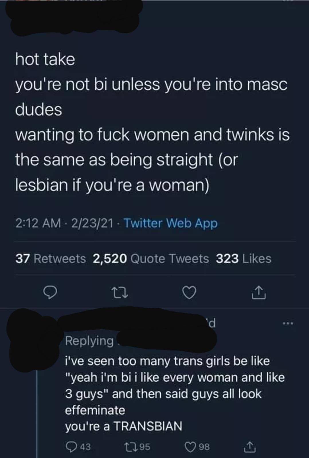 Effeminate men are actually women | Scrolller