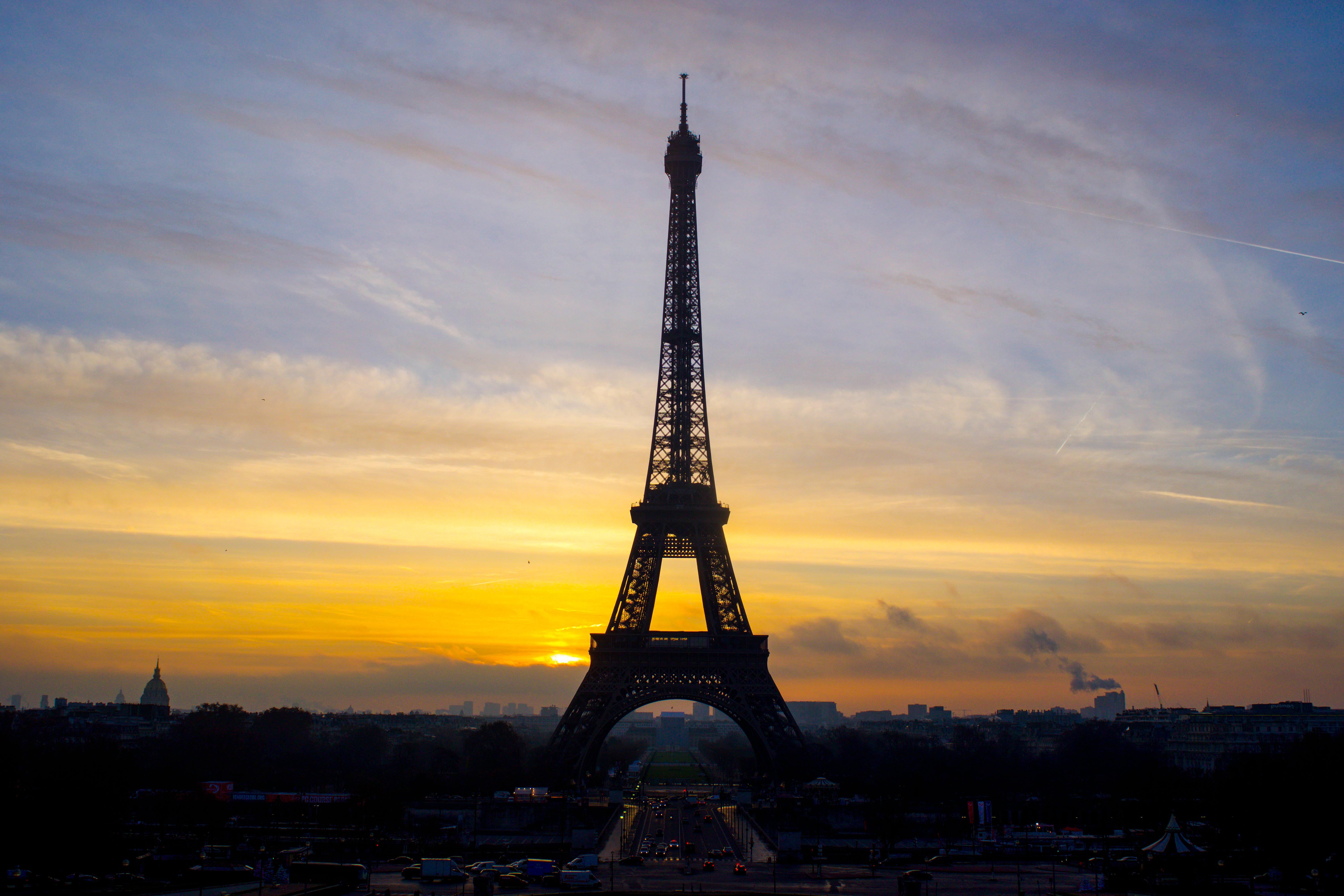 Eiffel Tower at sunrise | Scrolller
