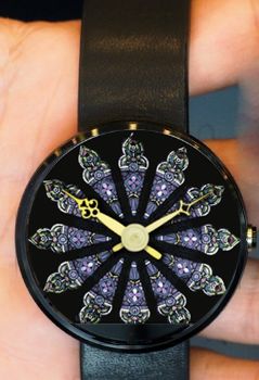 Elegant Stained Glass Watchface | Scrolller