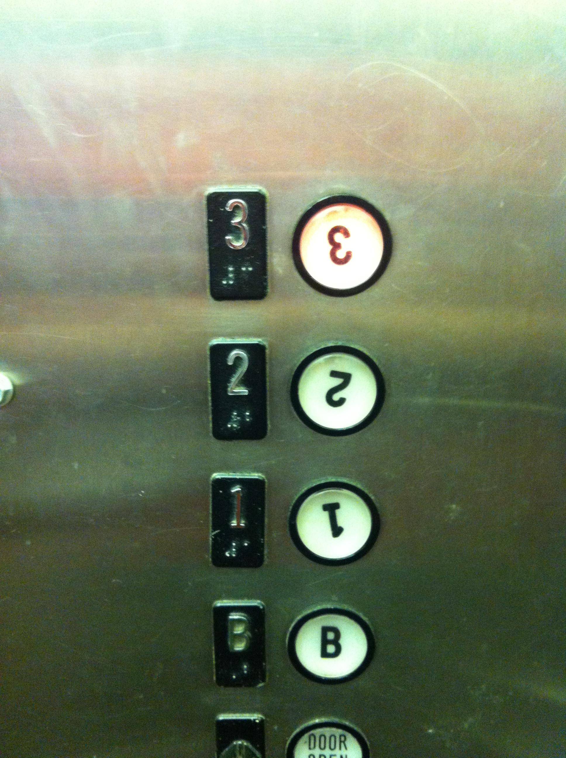 Elevator in Peck Hall. What is wrong with those liberal arts folks? | Scrolller
