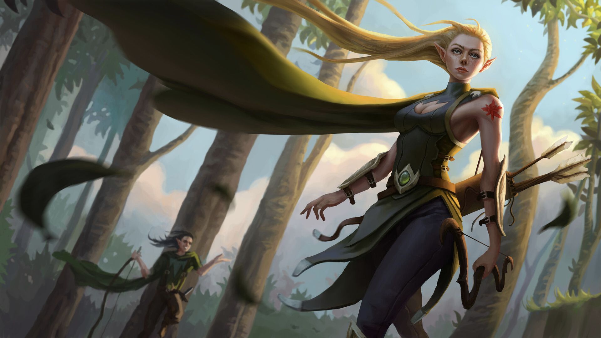 Elf Archer by Milos Rocenovic | Scrolller