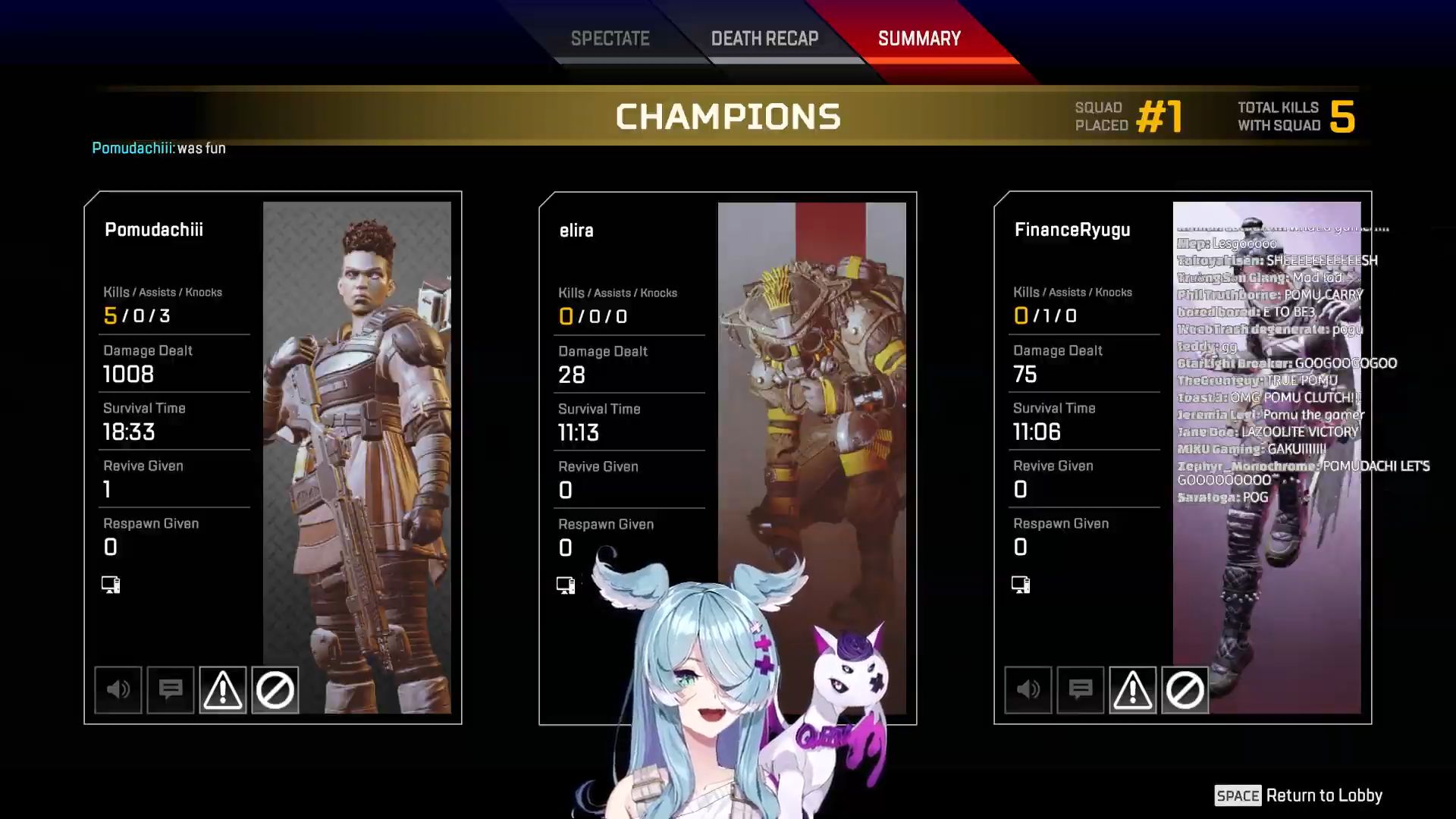 Elira's last game sudden COLLAB!!! EPIC WIN!!! | Scrolller