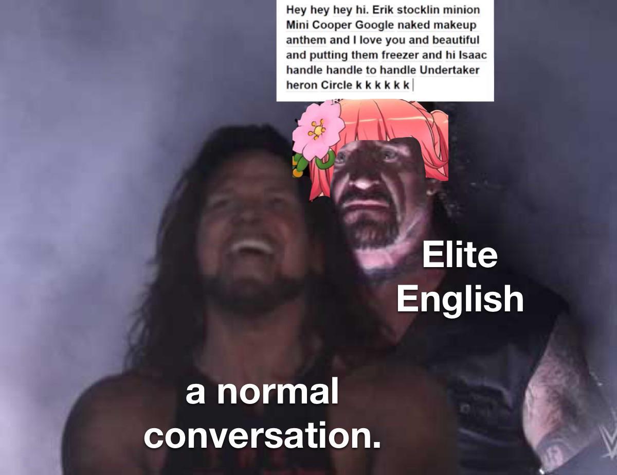 Elite English is truly next level… | Scrolller