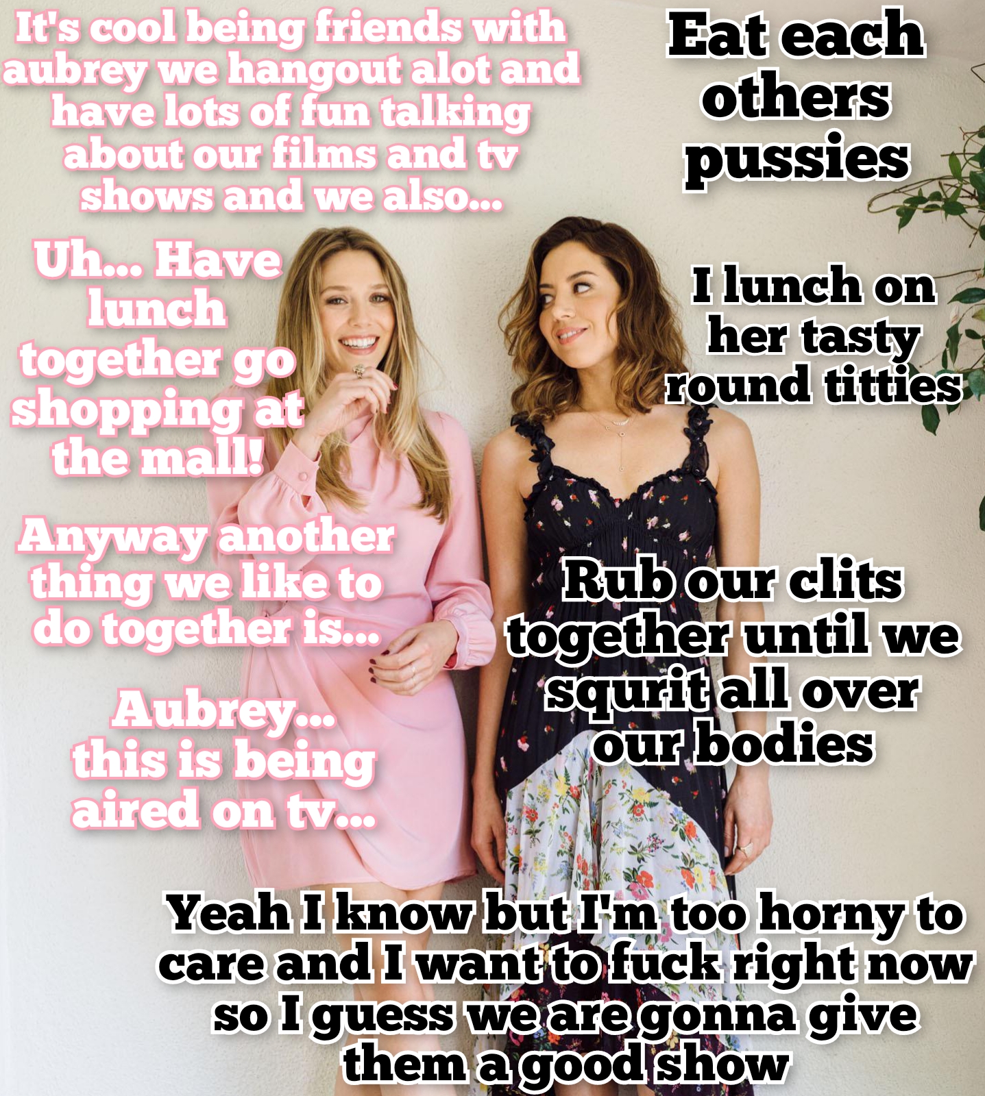 Elizabeth and Aubrey talk about their friendship | Scrolller