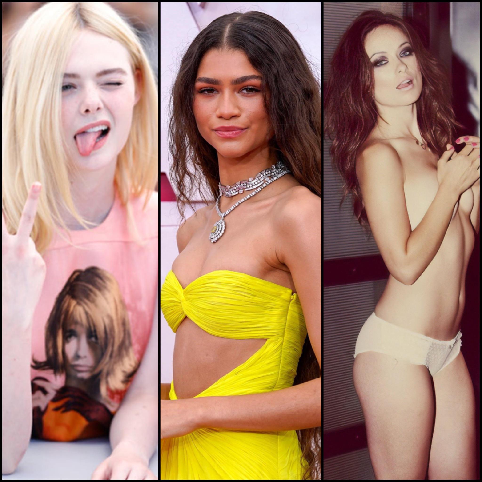 Elle Fanning, Zendaya, Olivia Wilde 1) the best head you’ll ever ...