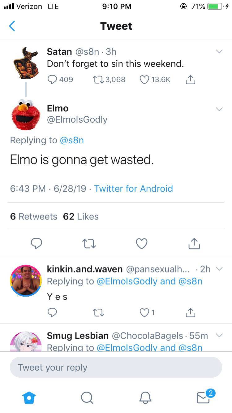 Elmo is Getting Drunk | Scrolller