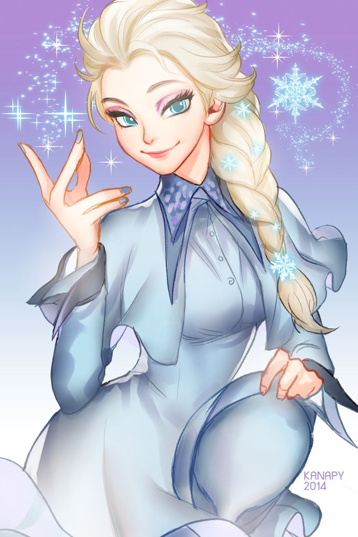 Elsa: Student of Beauxbatons Academy of Magic by kanapy (from /r/Frozen) | Scrolller