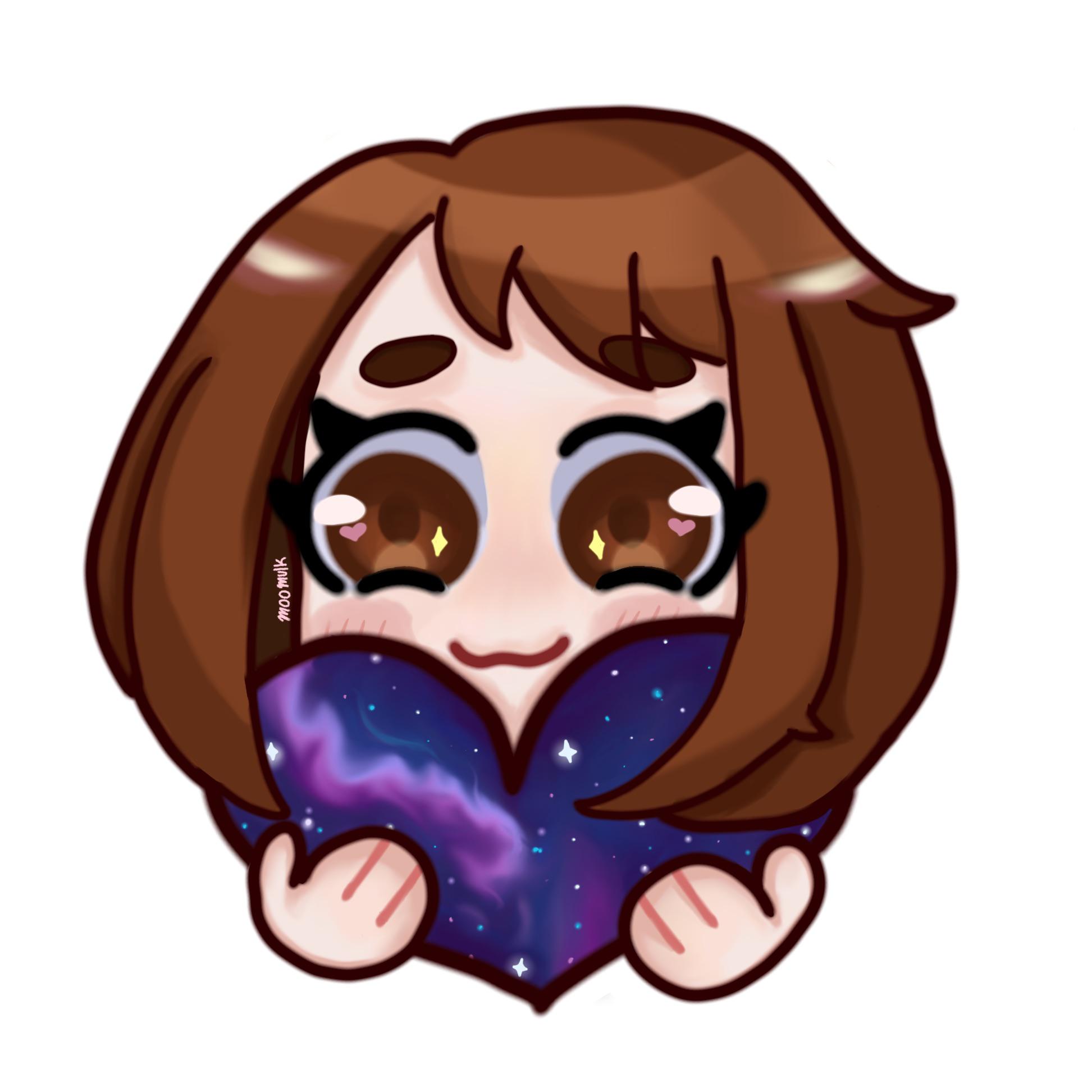 Emote drawing I did of ochako