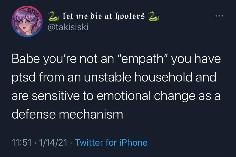 Empath sounds better | Scrolller