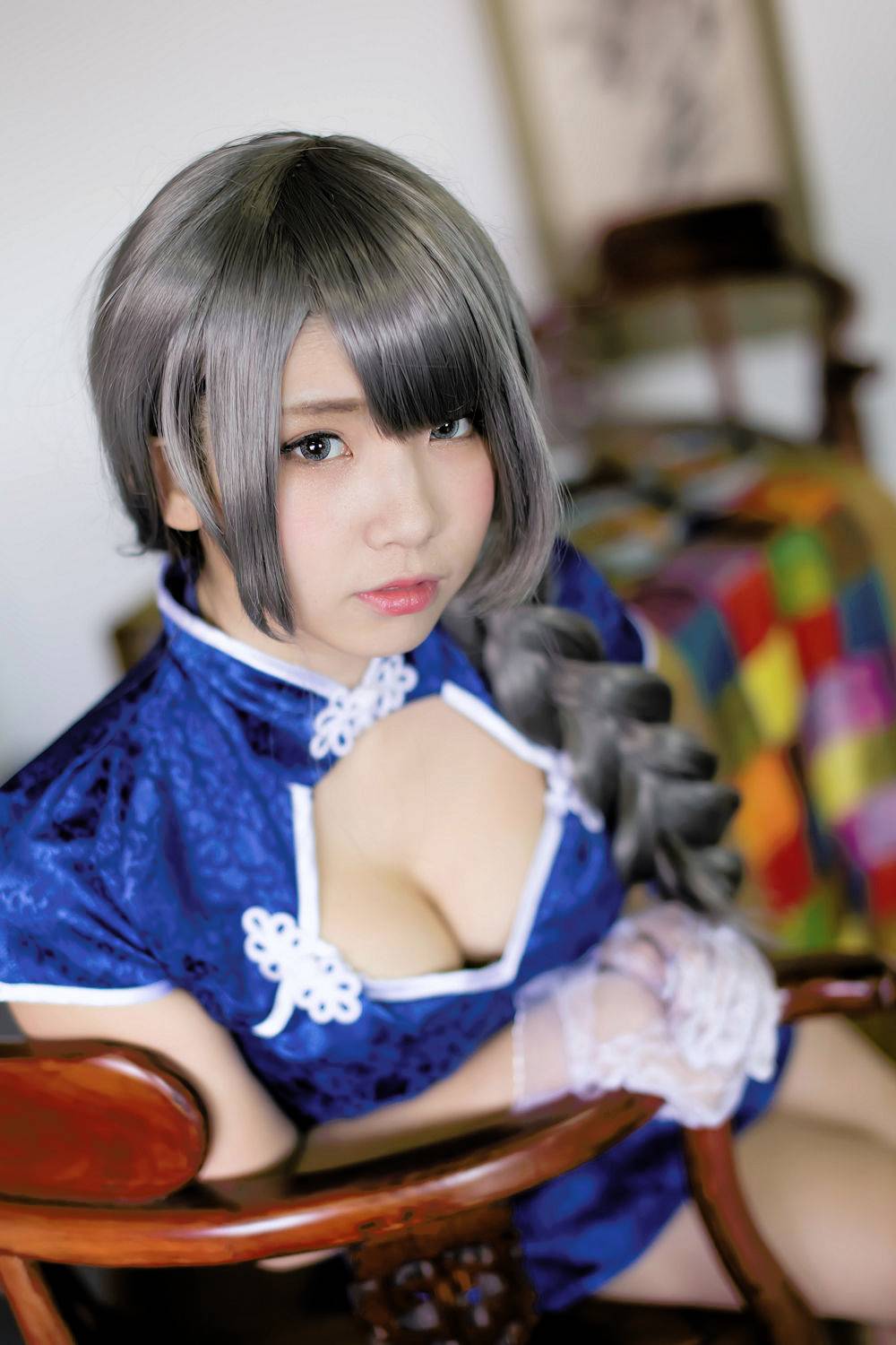 Enako- Beautiful Blue China Dress | Scrolller