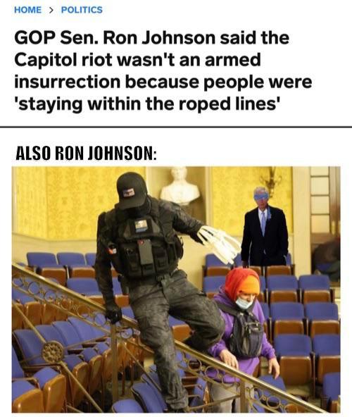 “Enjoy the orderly, organized, non-violent tour of the Capitol!” | Scrolller