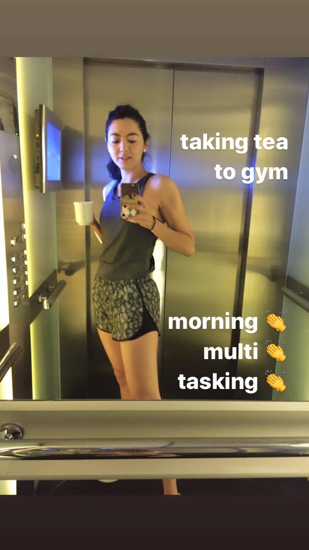 Enjoying a nice g&t (gym and tea) | Scrolller