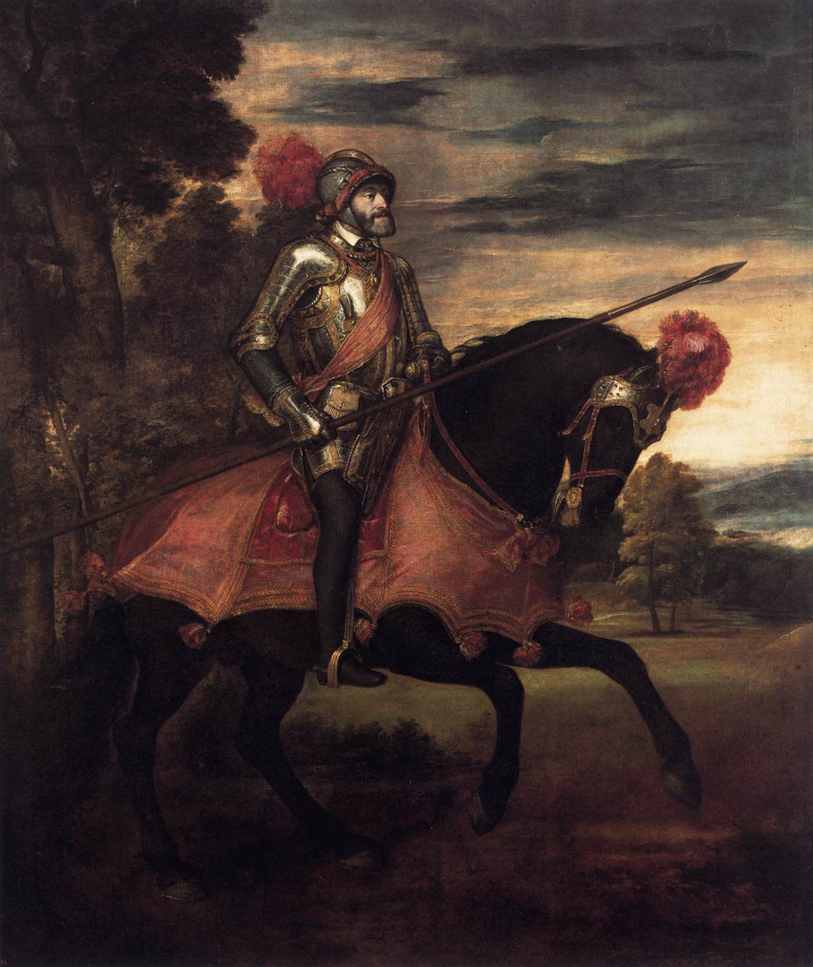 Equestrian Portrait of Charles V ( Titian 1548 ) | Scrolller