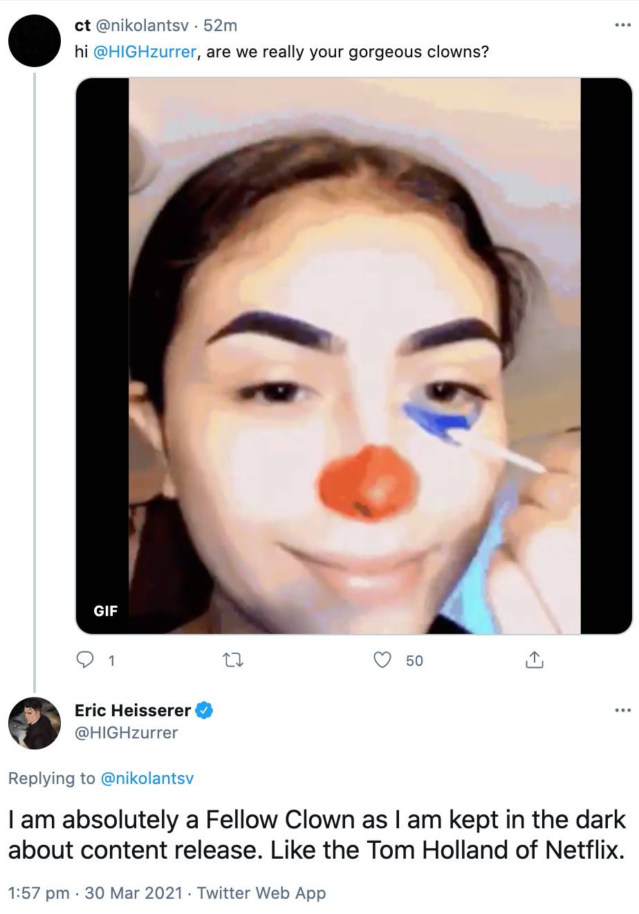 Eric appreciation post- we are his gorgeous clowns | Scrolller