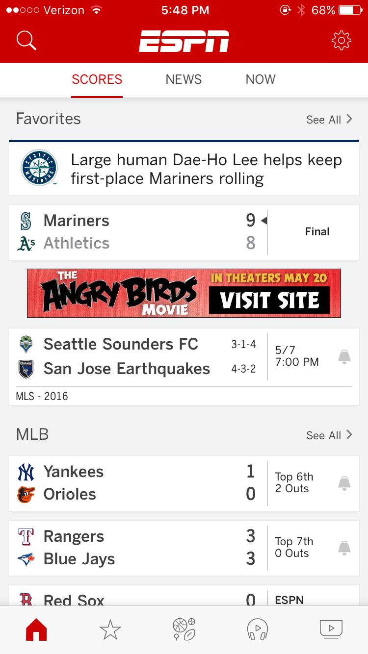 ESPN headline calls Dae-Ho Lee "large human" after today's comeback win 😂 | Scrolller