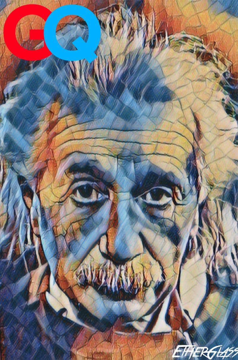 EtherGlass Einstein on GQ | Scrolller