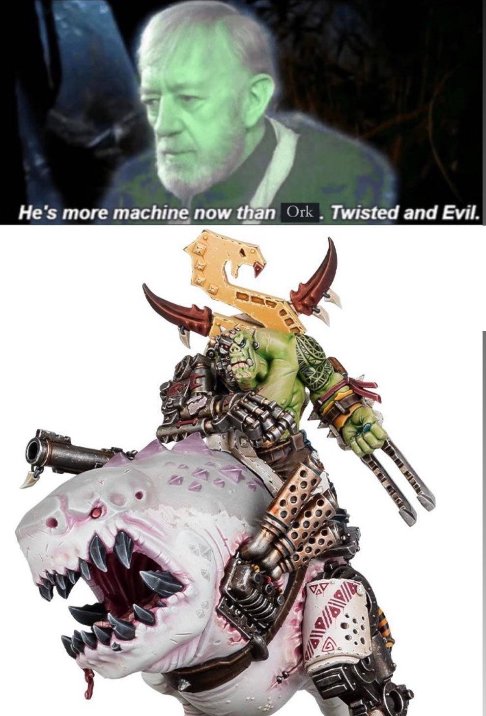 Even his Squig has exhoost fumes | Scrolller