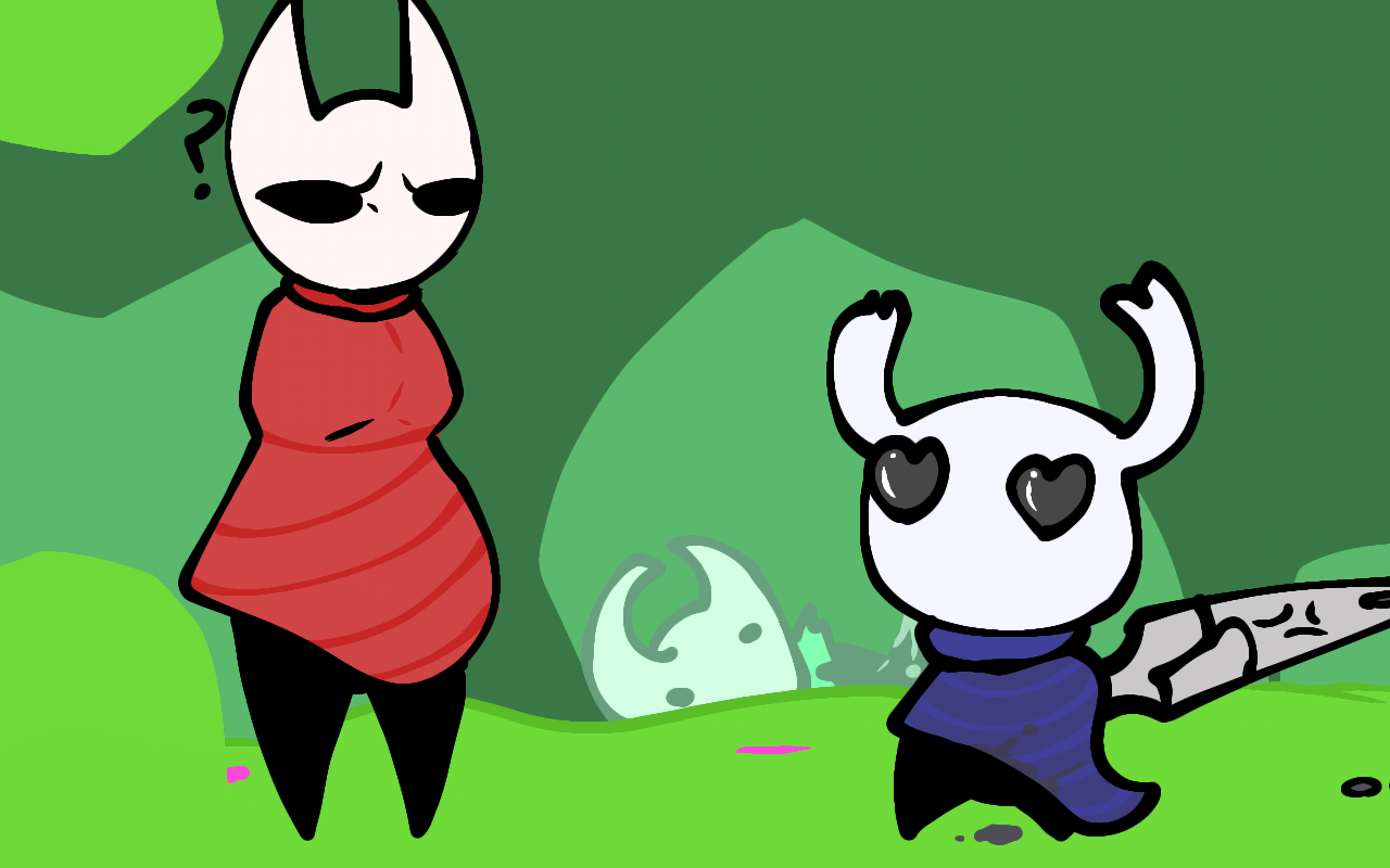 Every single horny HK player during Hornet's dialogue | Scrolller