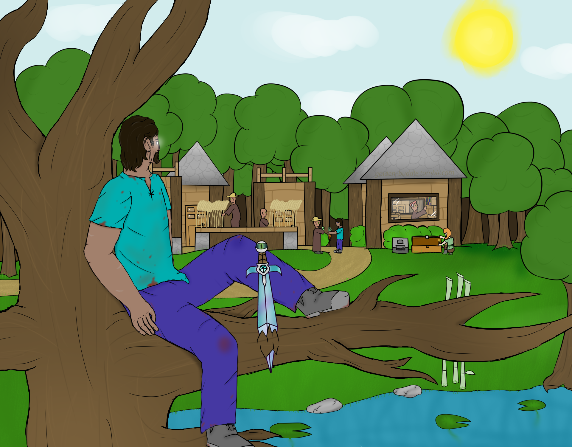 Every wonder who protects you in peaceful mode? | Scrolller