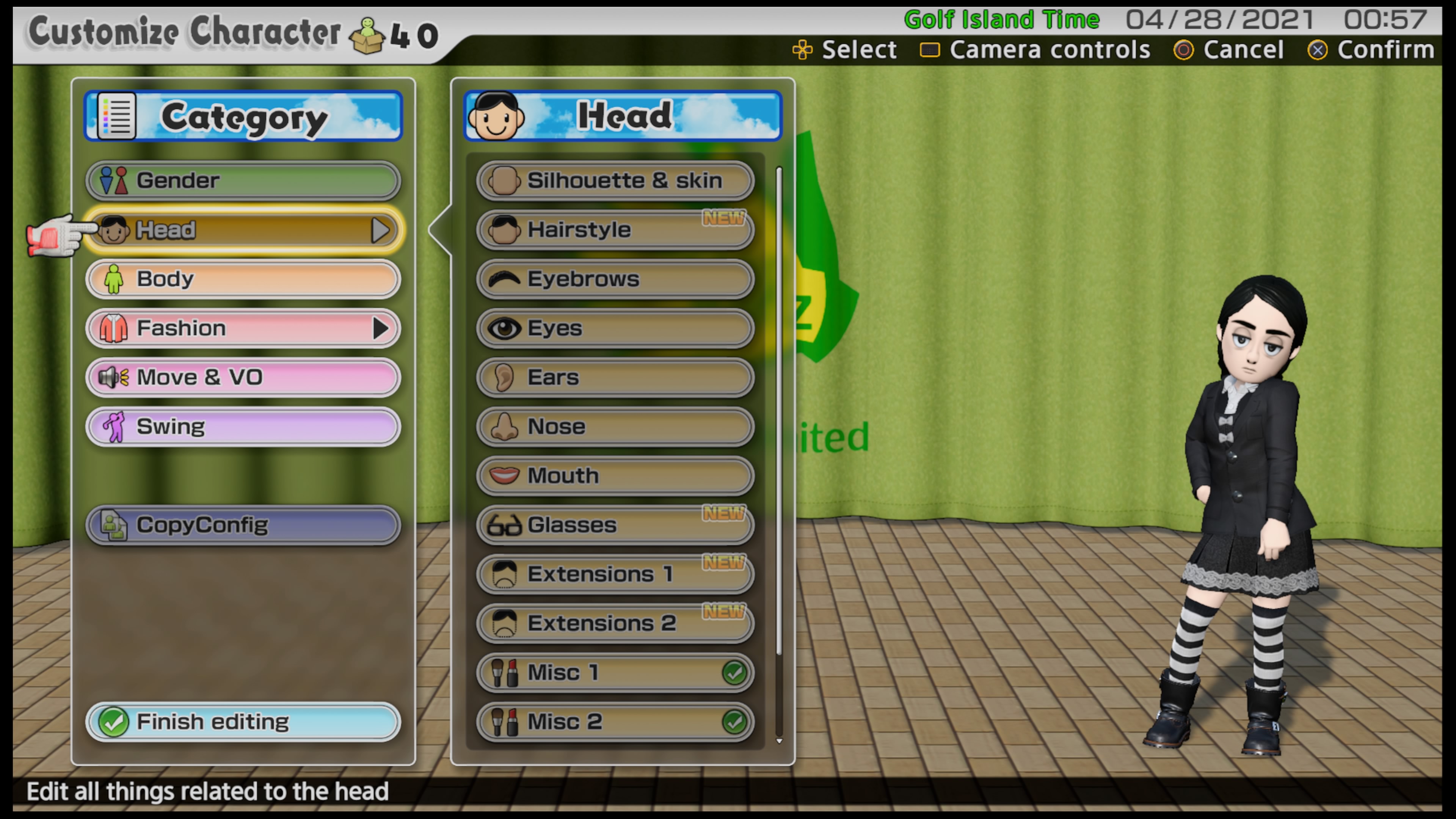 [Everybody's Golf] Wednesday Addams | Scrolller