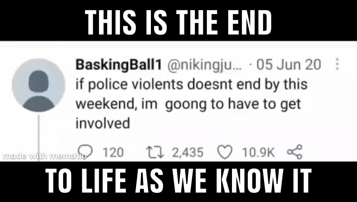 Everyone please calm down. | Scrolller