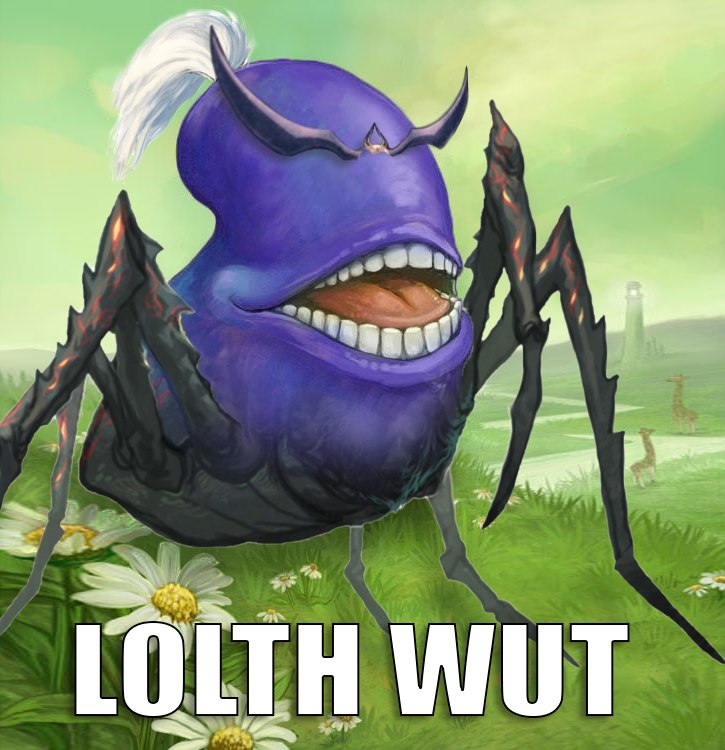 Evil spider god says wut? | Scrolller