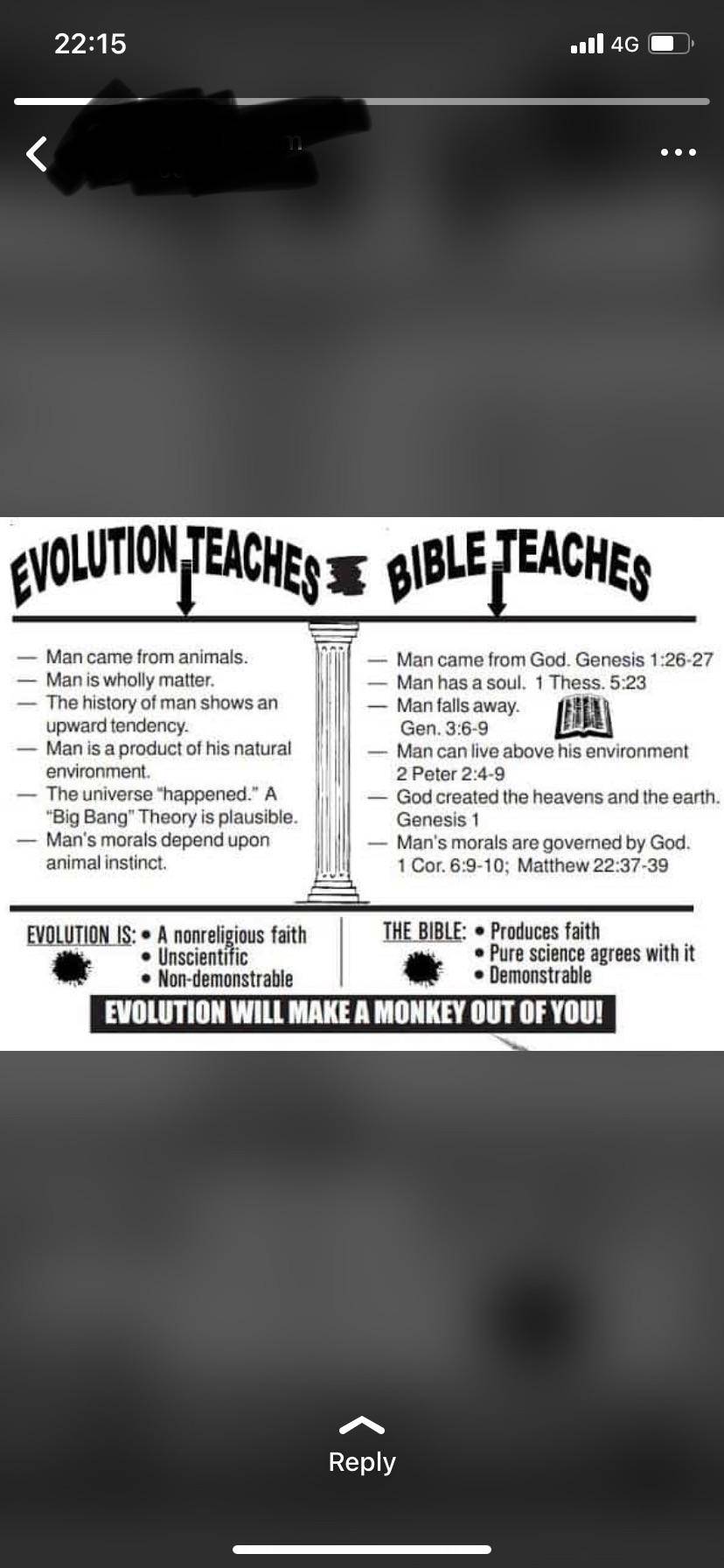 Evolution is unscientific | Scrolller