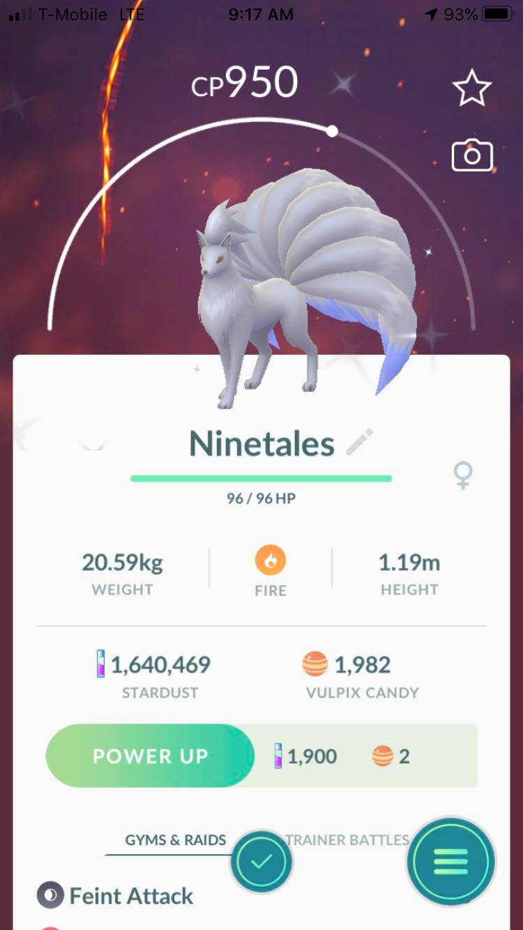 Evolved a shiny alolan vulpix and got a shiny kantonian alolan ninetails | Scrolller