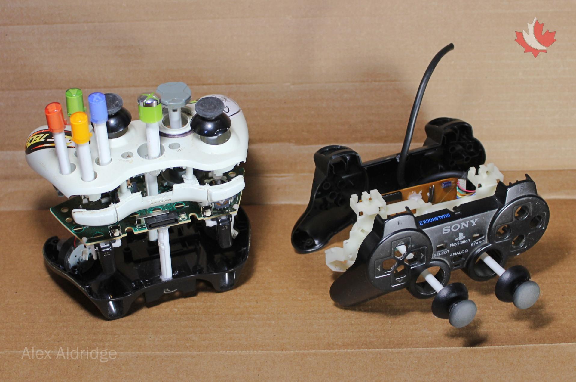 Exploded 💥 Xbox & PlayStation 🎮 Controllers | Scrolller