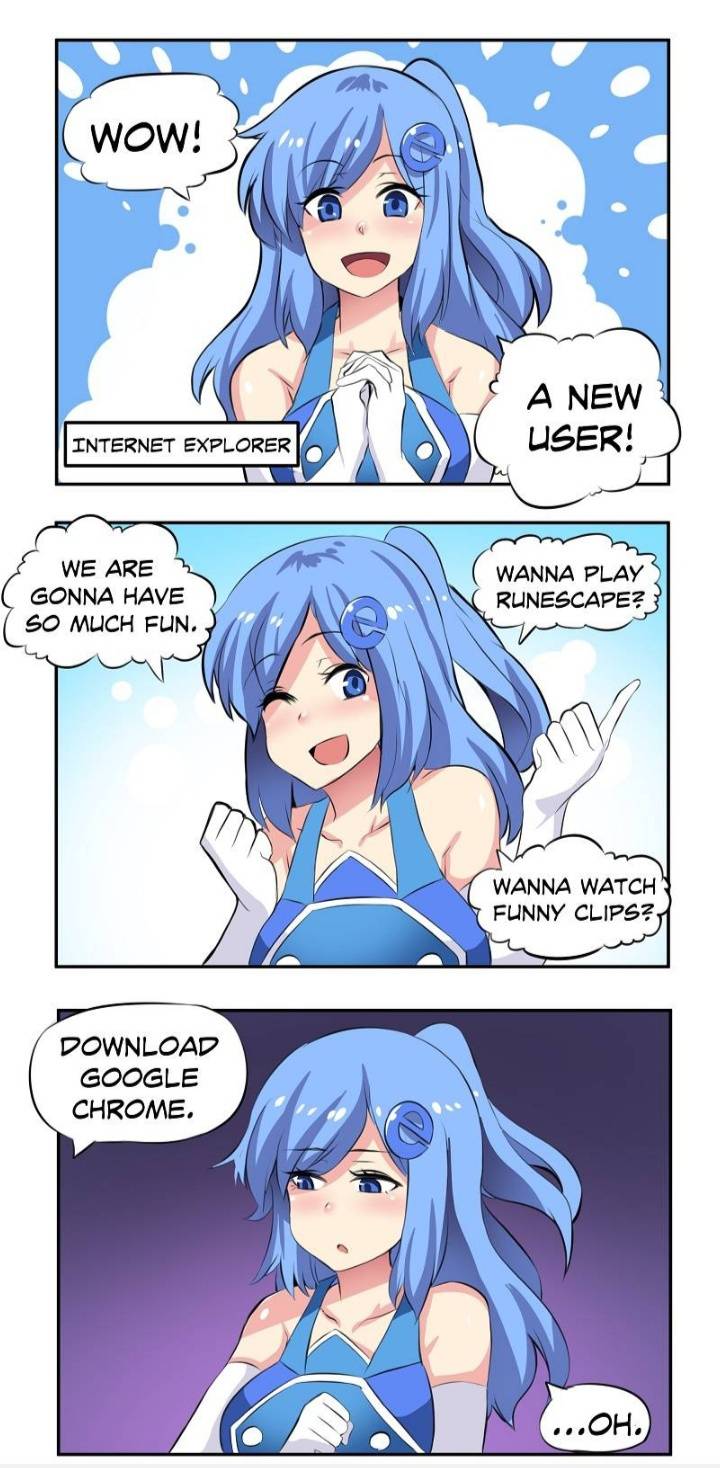 Explorer-chan | Scrolller