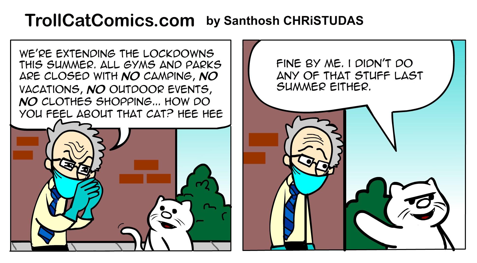 Extended lockdown effects on cats | Scrolller