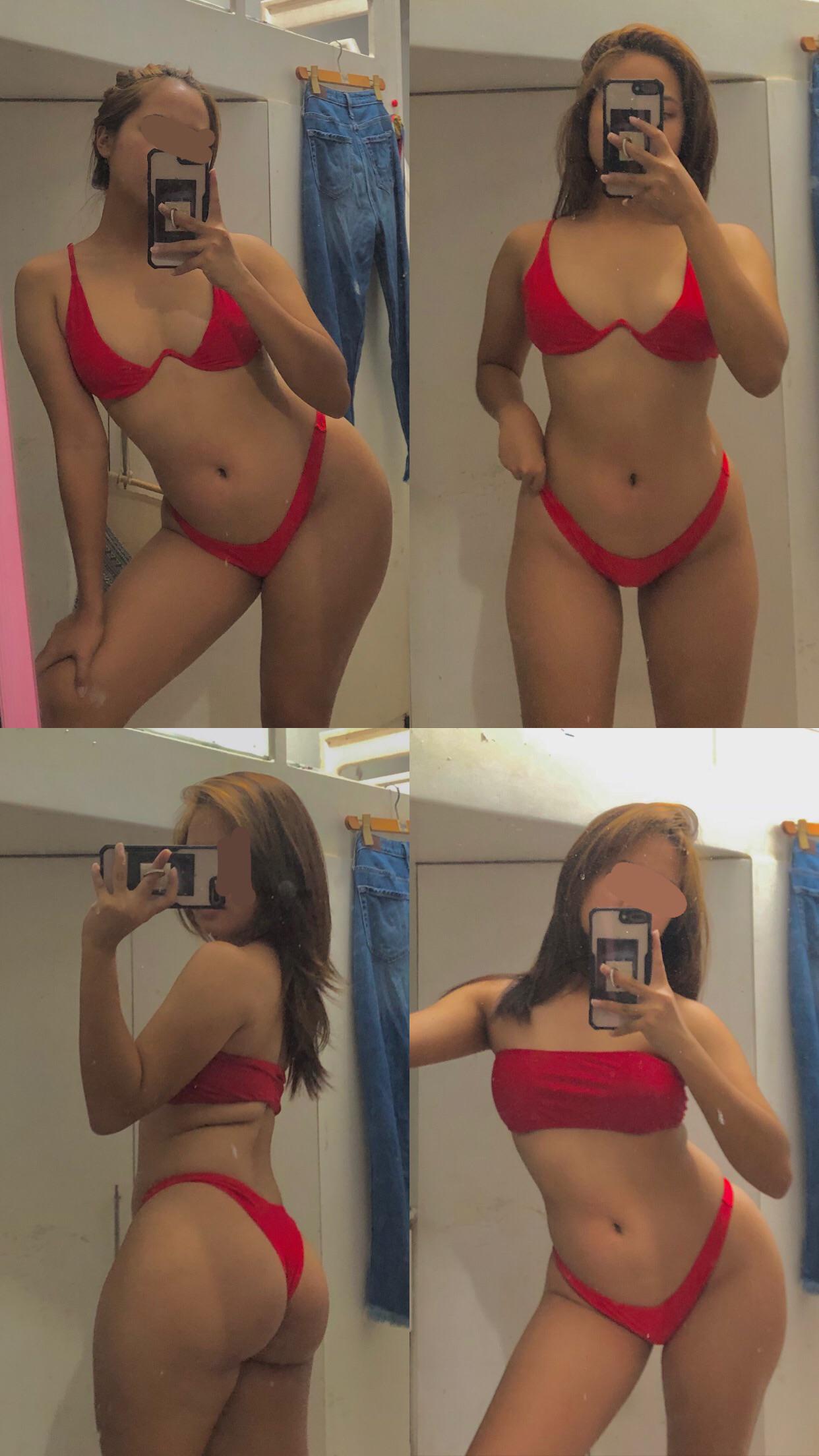 [F] Red bikinis on tan skin > | Scrolller