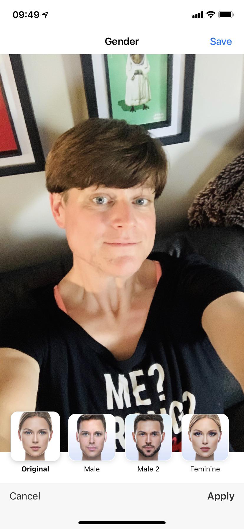 FaceApp sees me as female for the first time! How is affirmation from a phone app so…well ...