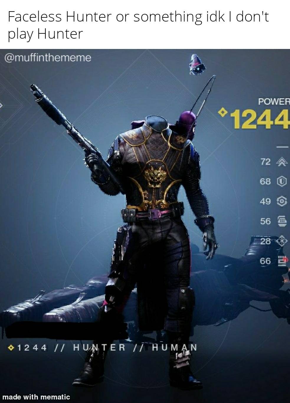 Faceless hunter or something | Scrolller