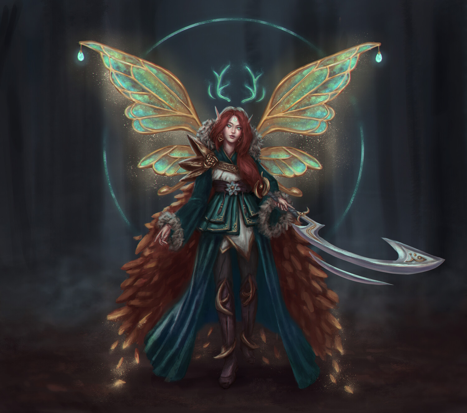 Fairy Queen Diana by Céline Vu | Scrolller