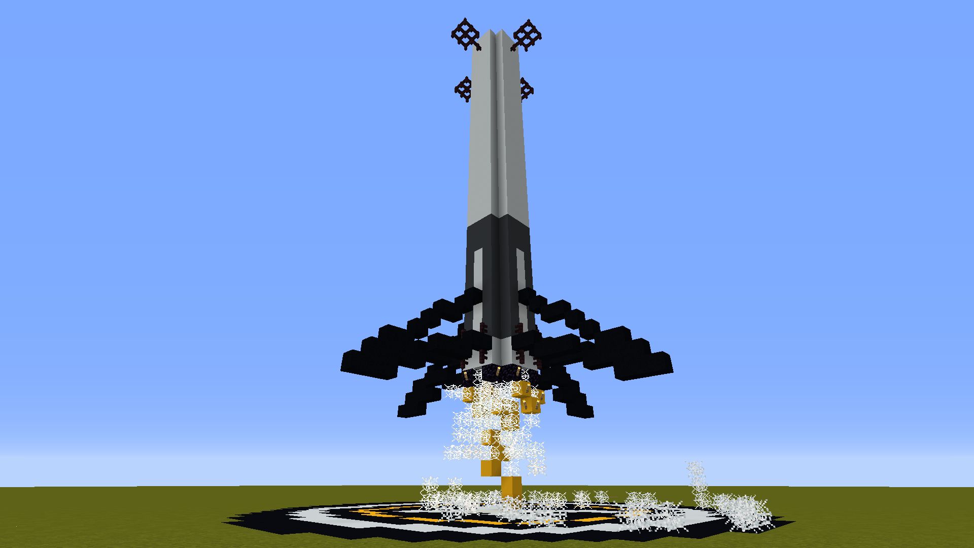 Falcon 9 landing i made in Minecraft | Scrolller