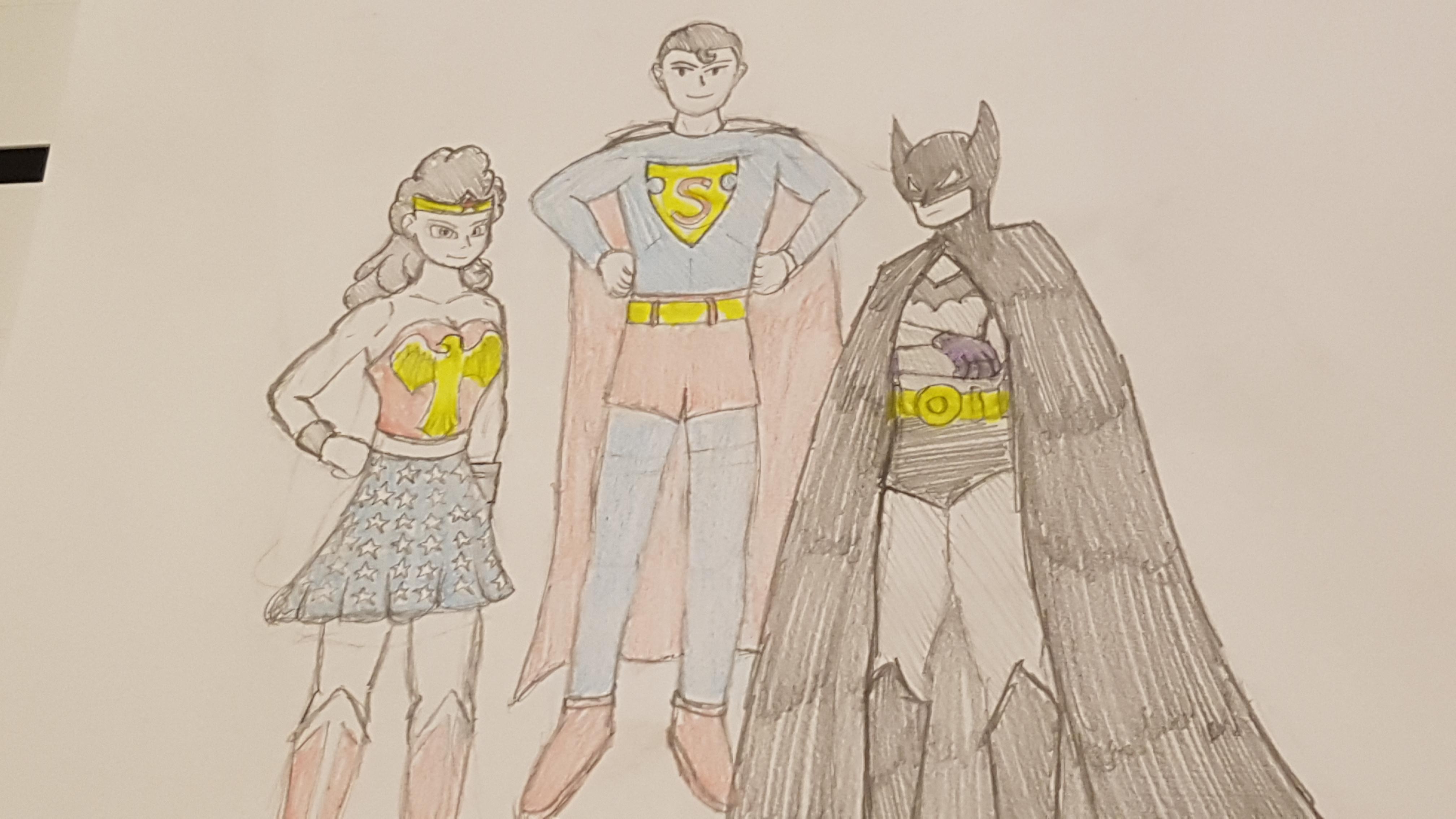 [Fan Art] A coloured in version of my Trinity Sketch | Scrolller