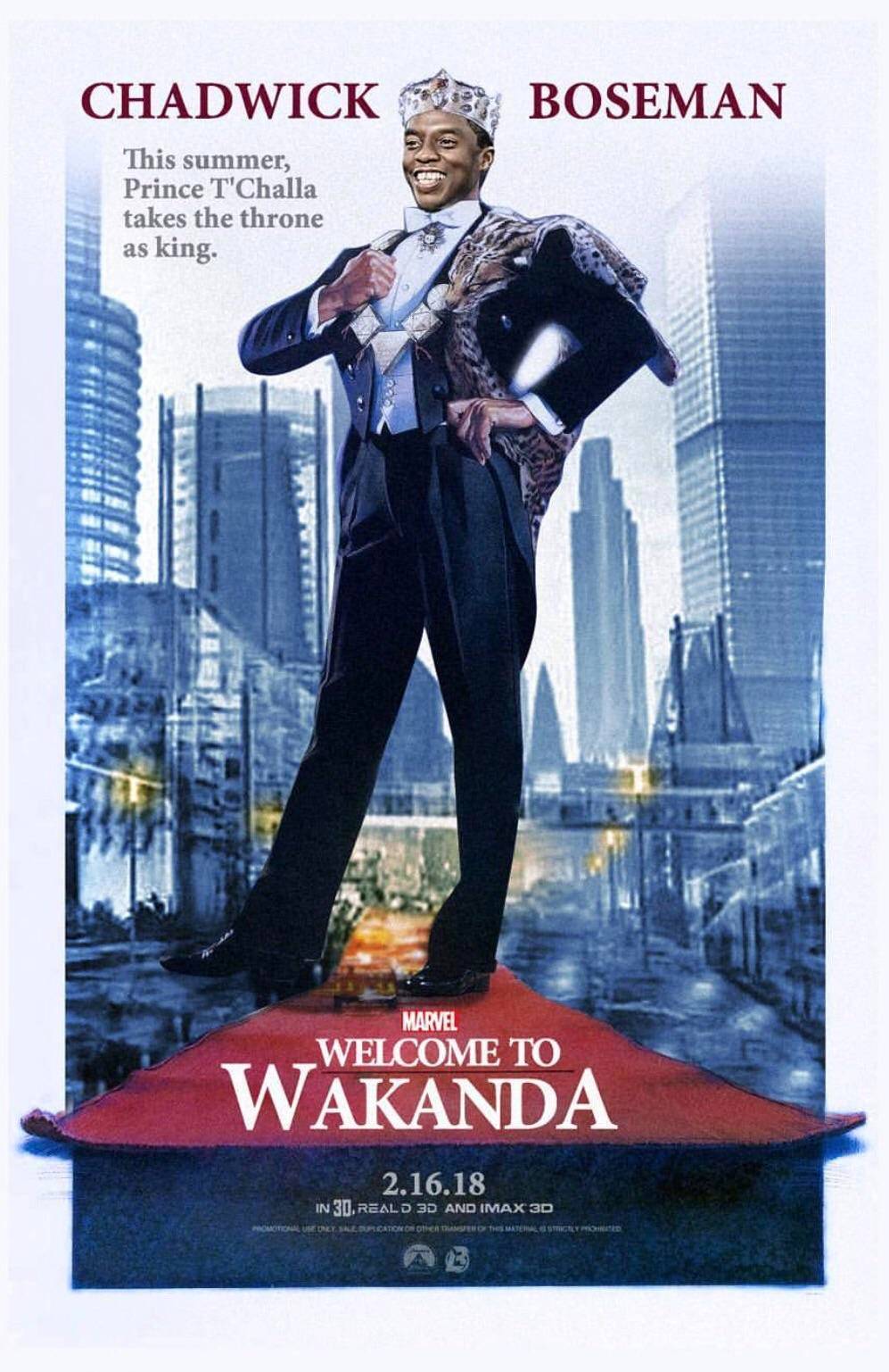 Fan Art: BossLogic does it again "Welcome To Wakanda" Movie Poster ...