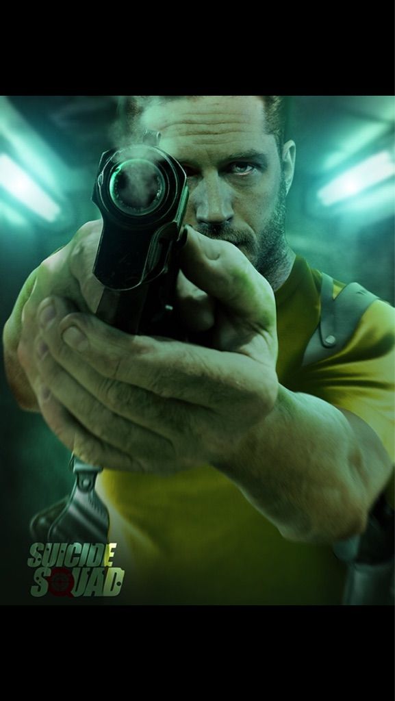 Fan pic of Tom in his new role as Rick Flag in Suicide Squad | Scrolller