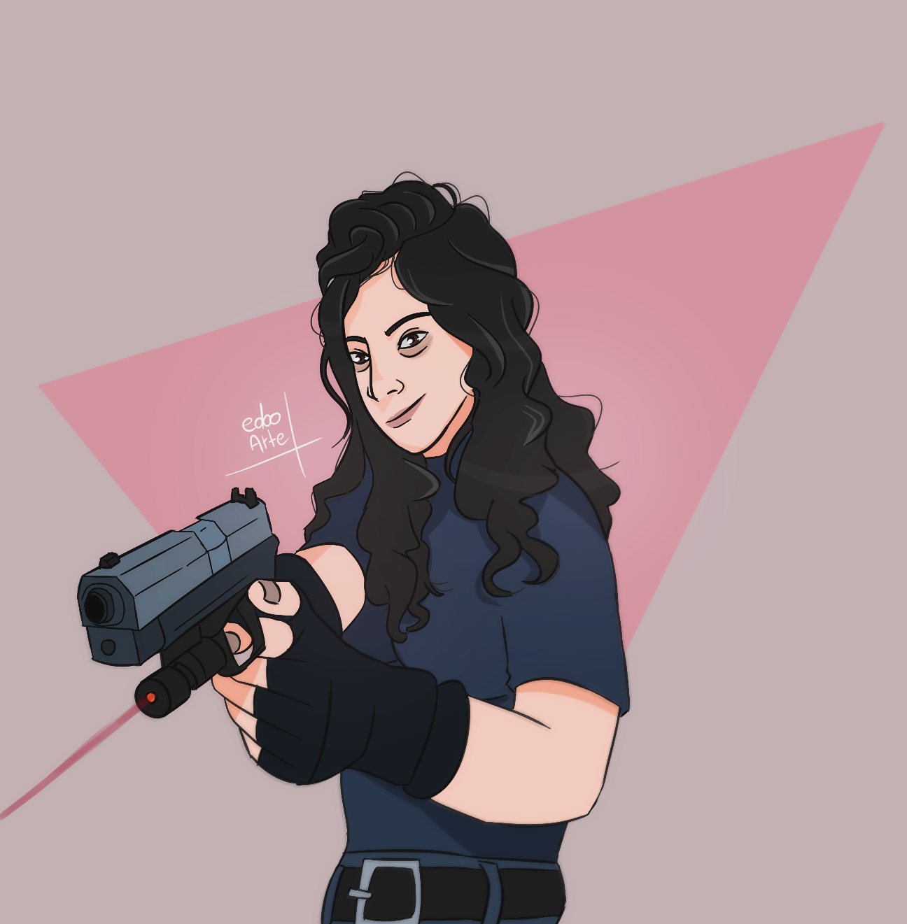 Fanart da Yulla sendo o leon de resident evil 4 | Scrolller