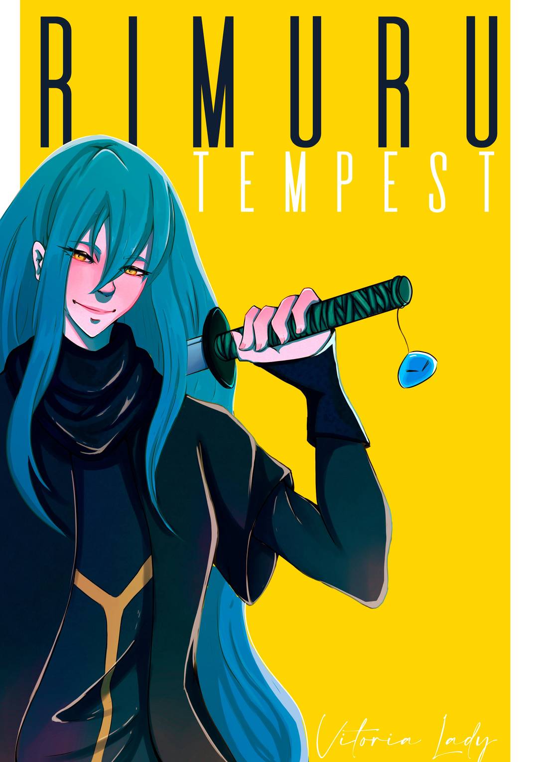 Fanart of Rimuru Tempest made by me | Scrolller