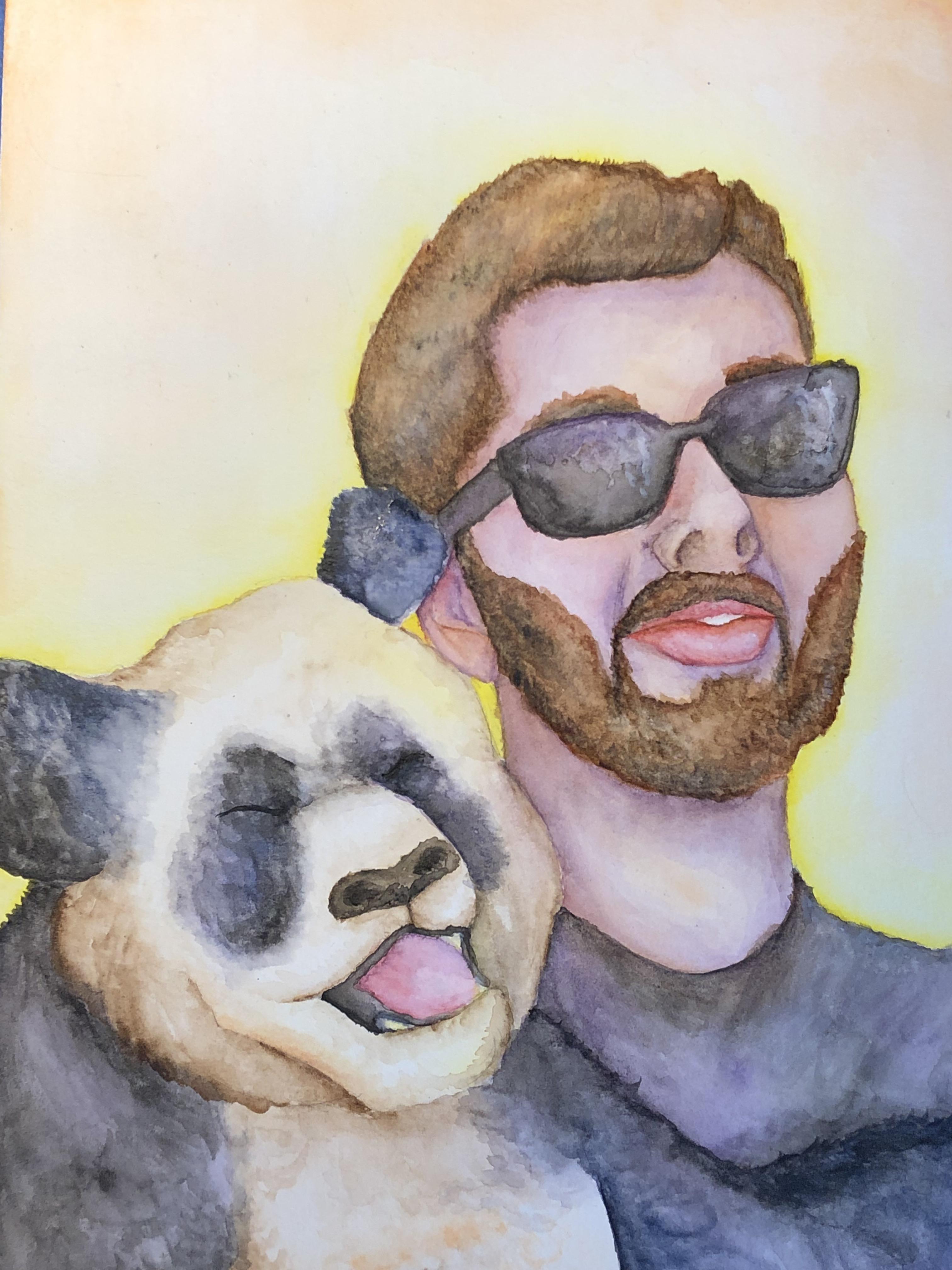 Fanart of the man himself. Gifted to him at the Cleveland show!! | Scrolller