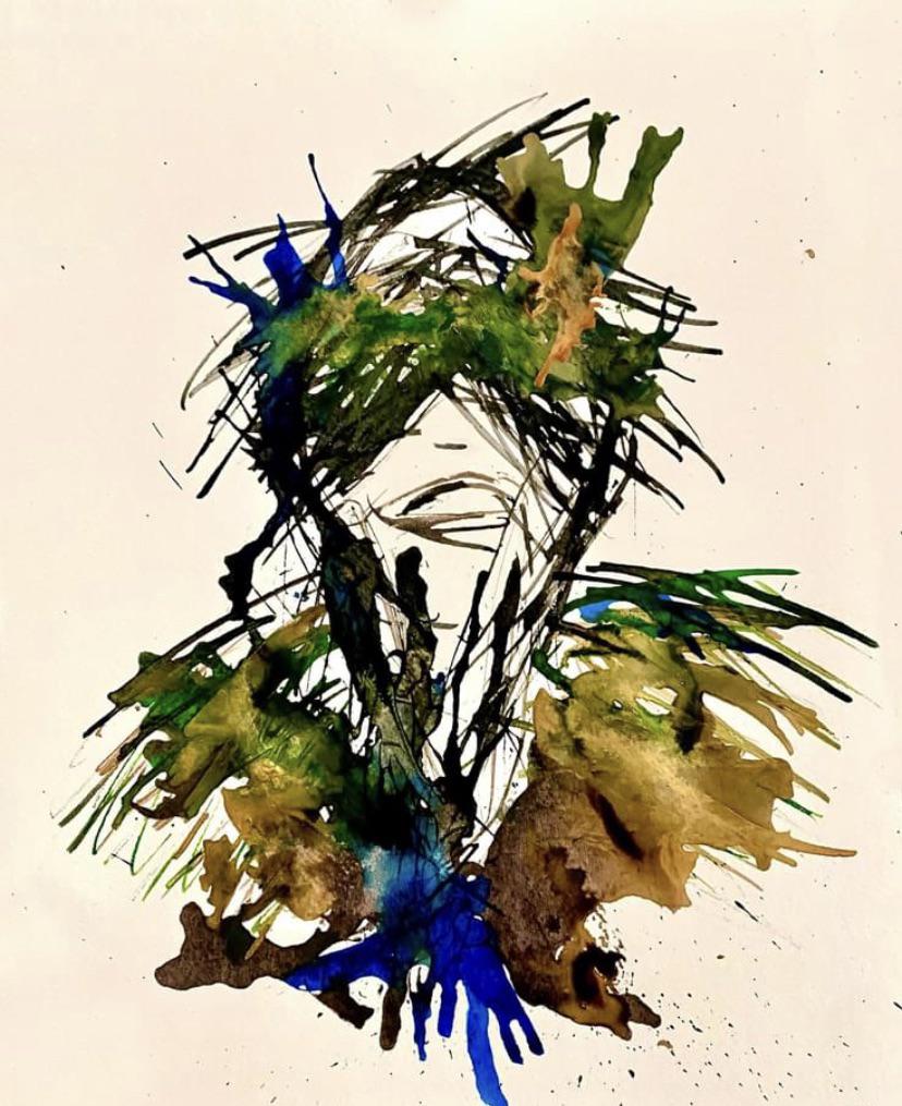 Fear Wall, Me, Ink, 2021 | Scrolller