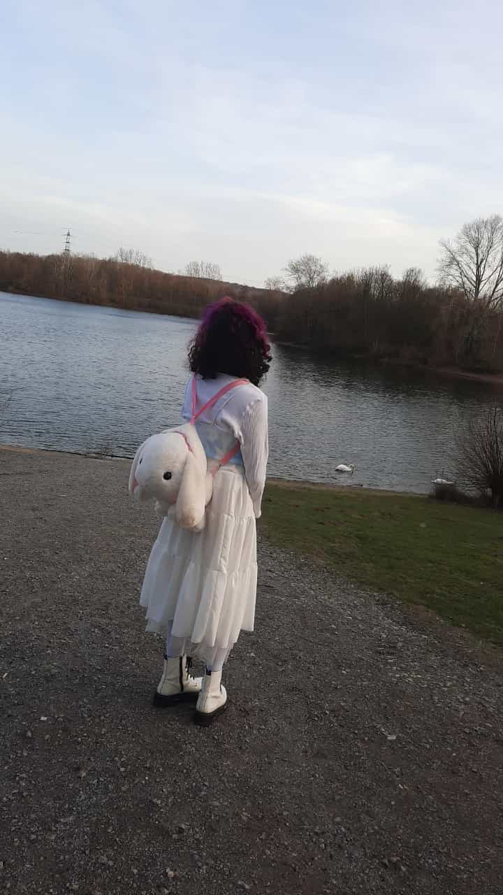 Feeling cute at the lake