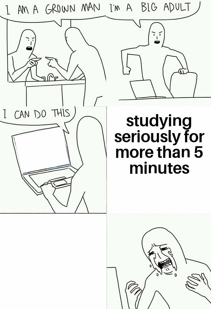 Feeling guilty while still not studying. | Scrolller