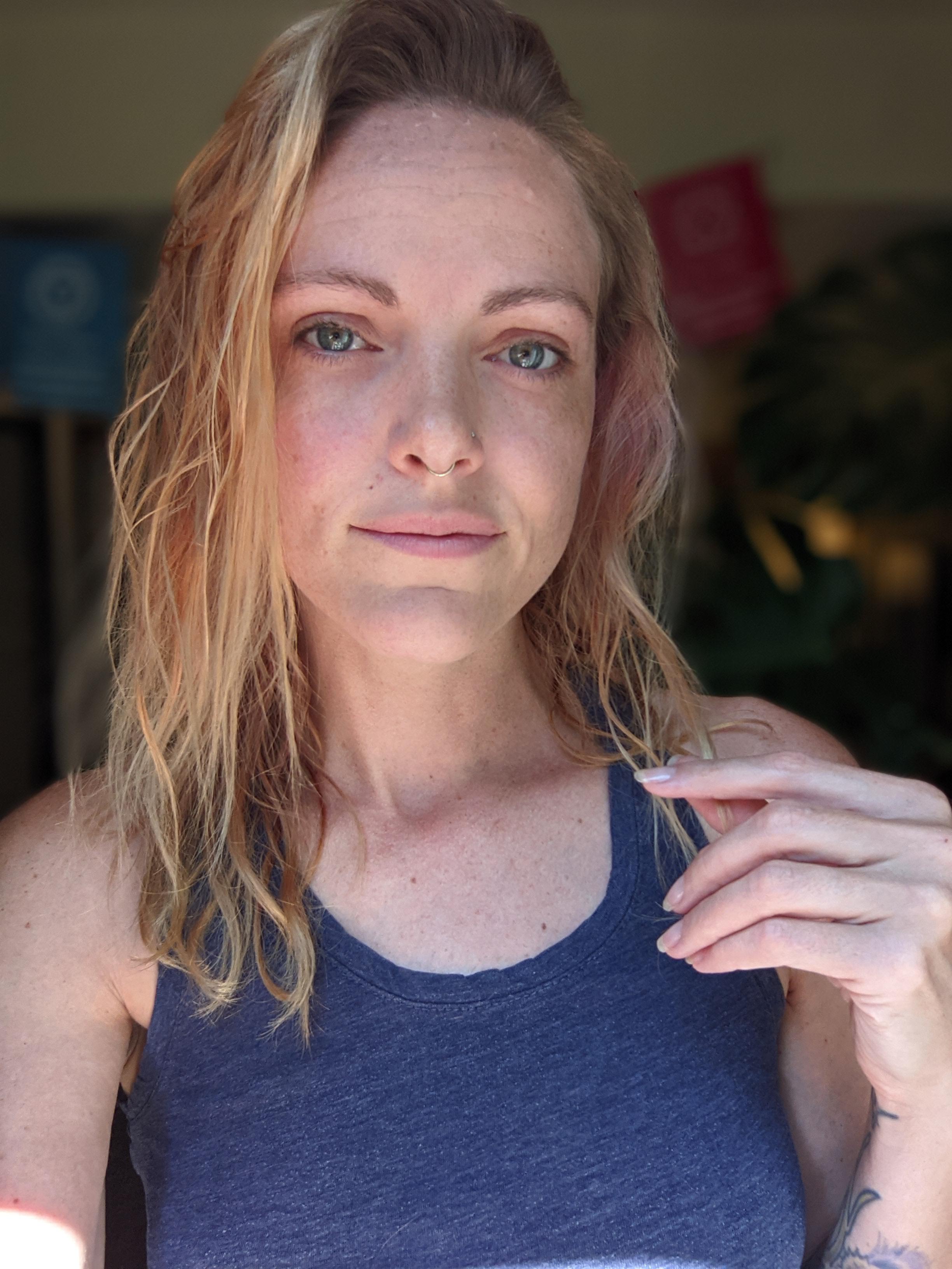 Feeling totally refreshed after a lunch break shower. Hitting the books like the good light is ...