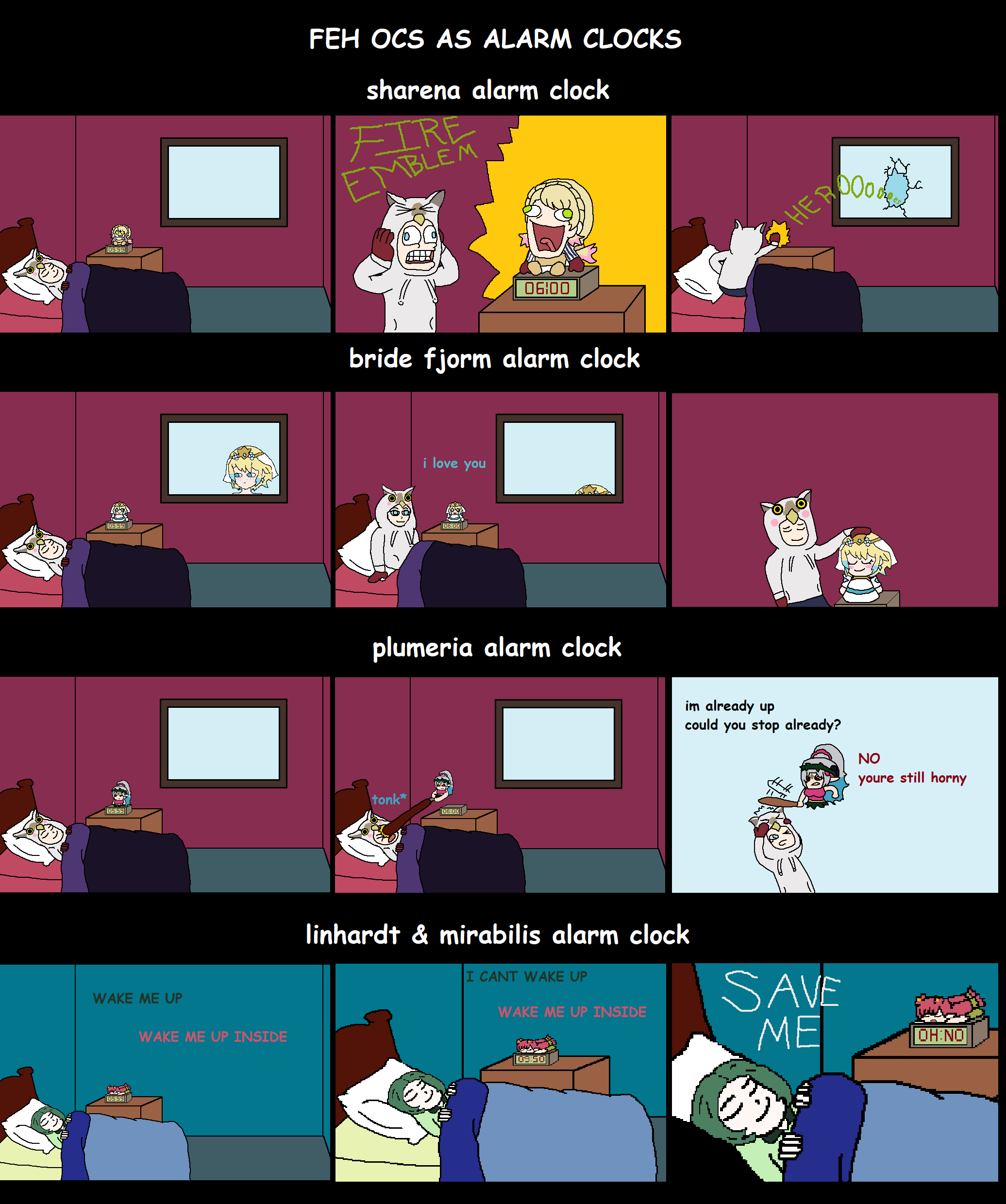 FEH OCs as Alarm Clocks | Scrolller