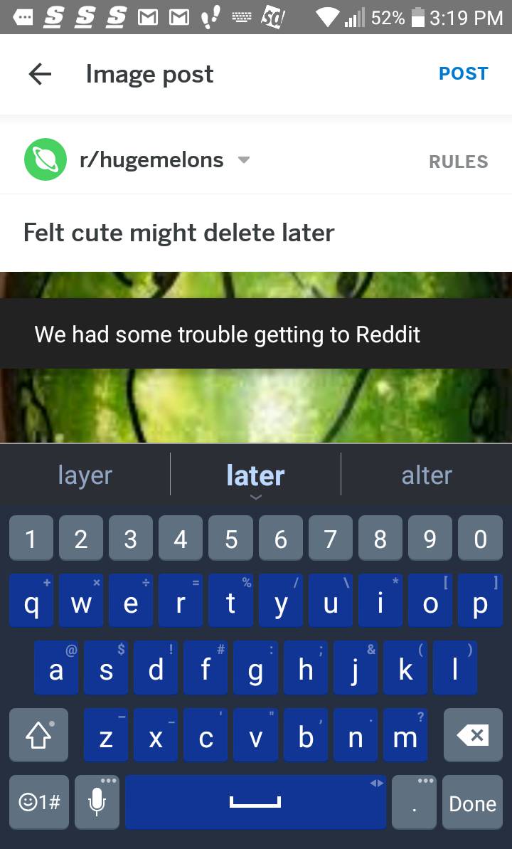 Felt cute might delete later | Scrolller