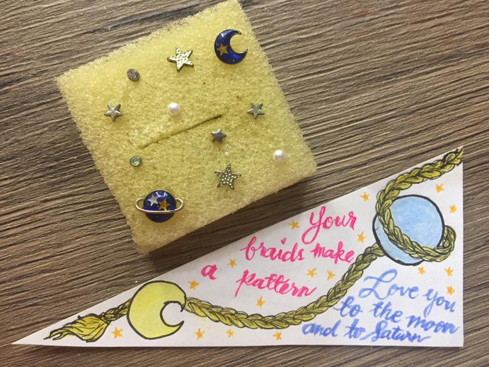 Felt inspired to draw my own seven sticker! I absolutely love this line 💖🌙💫 | Scrolller