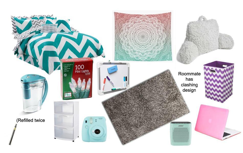 Female freshman dorm room starter pack | Scrolller